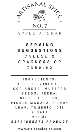 No. 07 Molly's Apple Atchar – Artisanal Spice